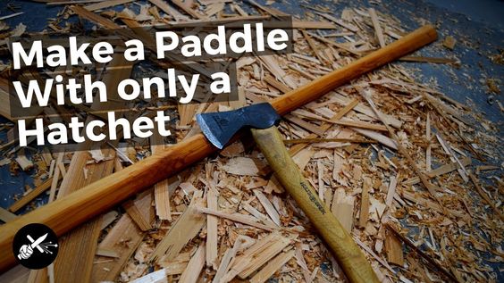 How to Carve a Kayak Paddle with ONLY a Hatchet – Ben Gordon Outdoors